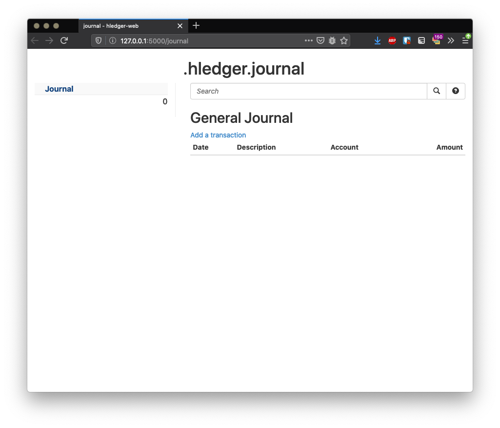 Tutorial: hledger-web - hledger